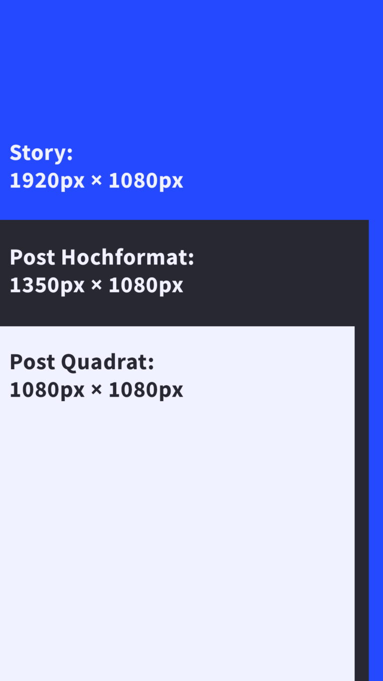 Instagram: Post-Formate für Posts, Reels und Story (2026)